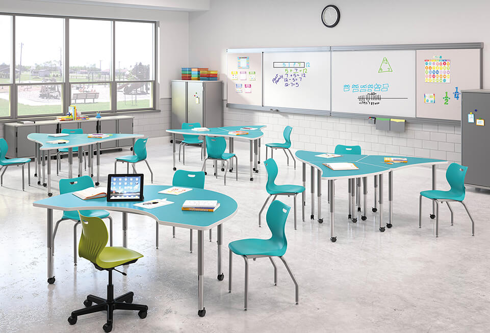 HON Build Classroom Tables SmartLink Training Room – LPS Office Interiors
