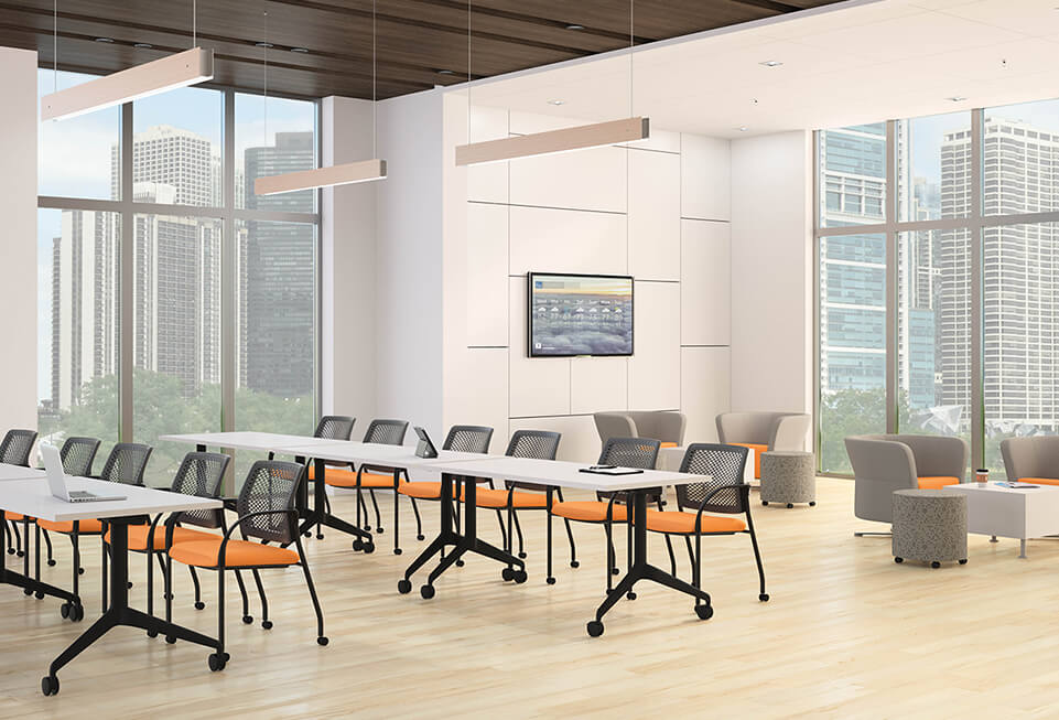 HON Ignition Motivate Flock Training Tables – LPS Office Interiors