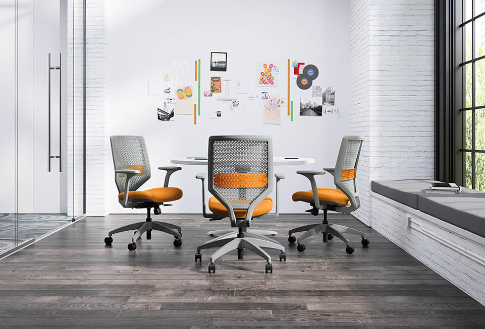 HON Solve Titanium Chairs 2 Preside Seating – LPS Office Interiors